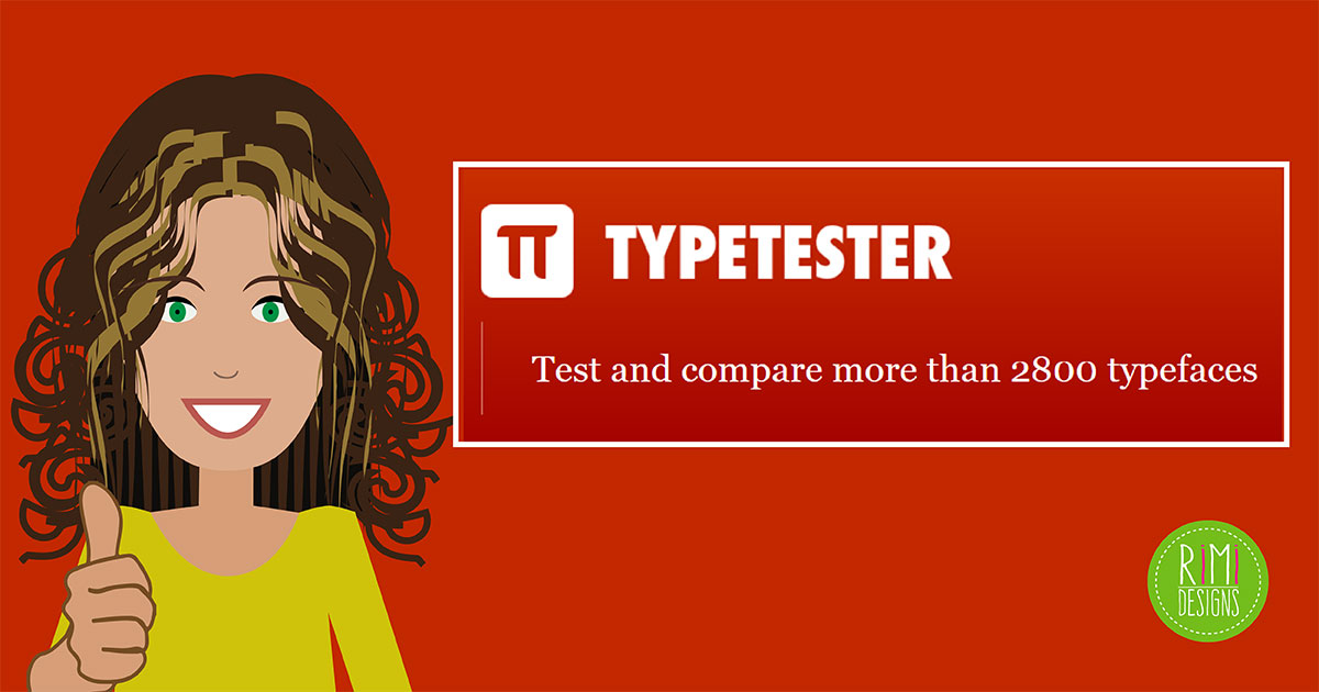 Compare Fonts With Typetester Rimidesigns